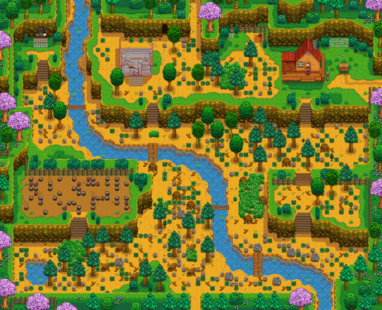 【スターデューバレー】牧場レイアウトのおすすめと特徴|農場【スタバレ】 スタバレ攻略|stardew Valleyスターデューバレー